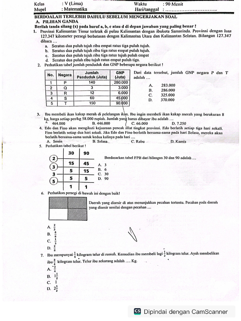 MTK KLS 5 SMT 1 | PDF