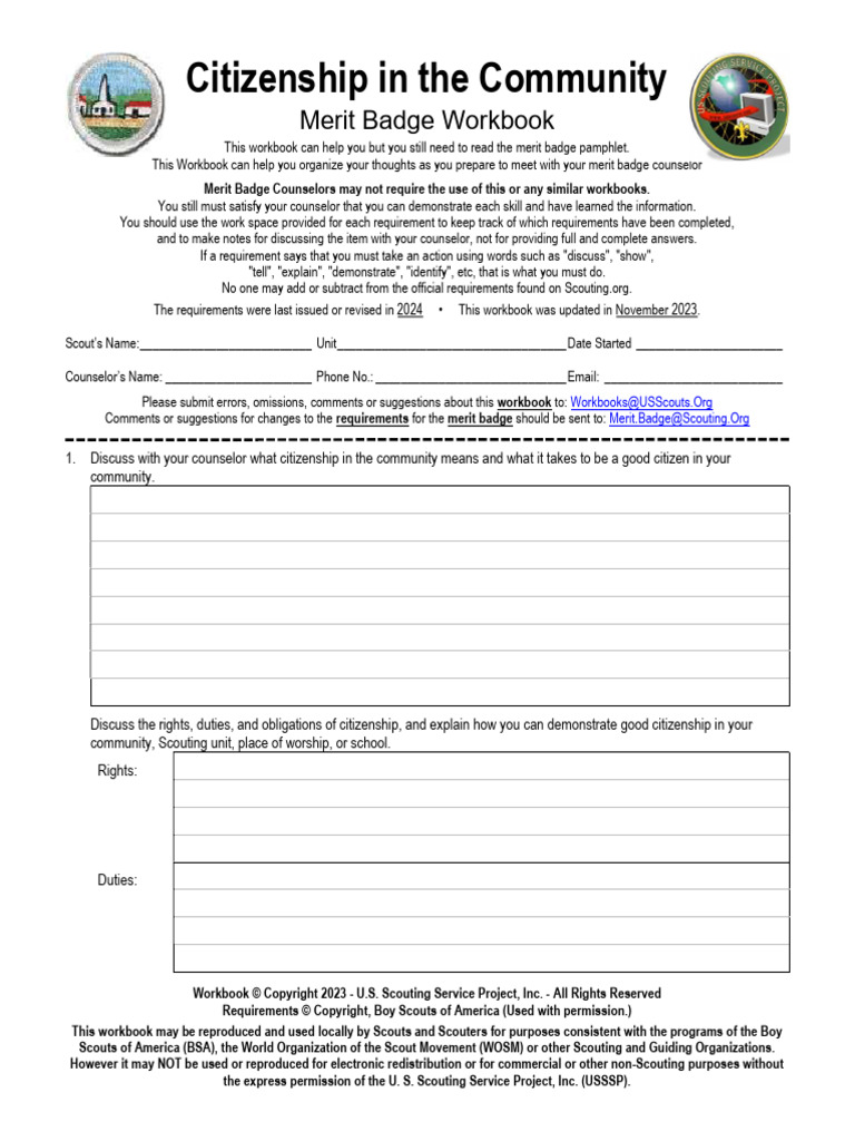 Citizenship in The Community | PDF | Boy Scouts Of America | Scouting