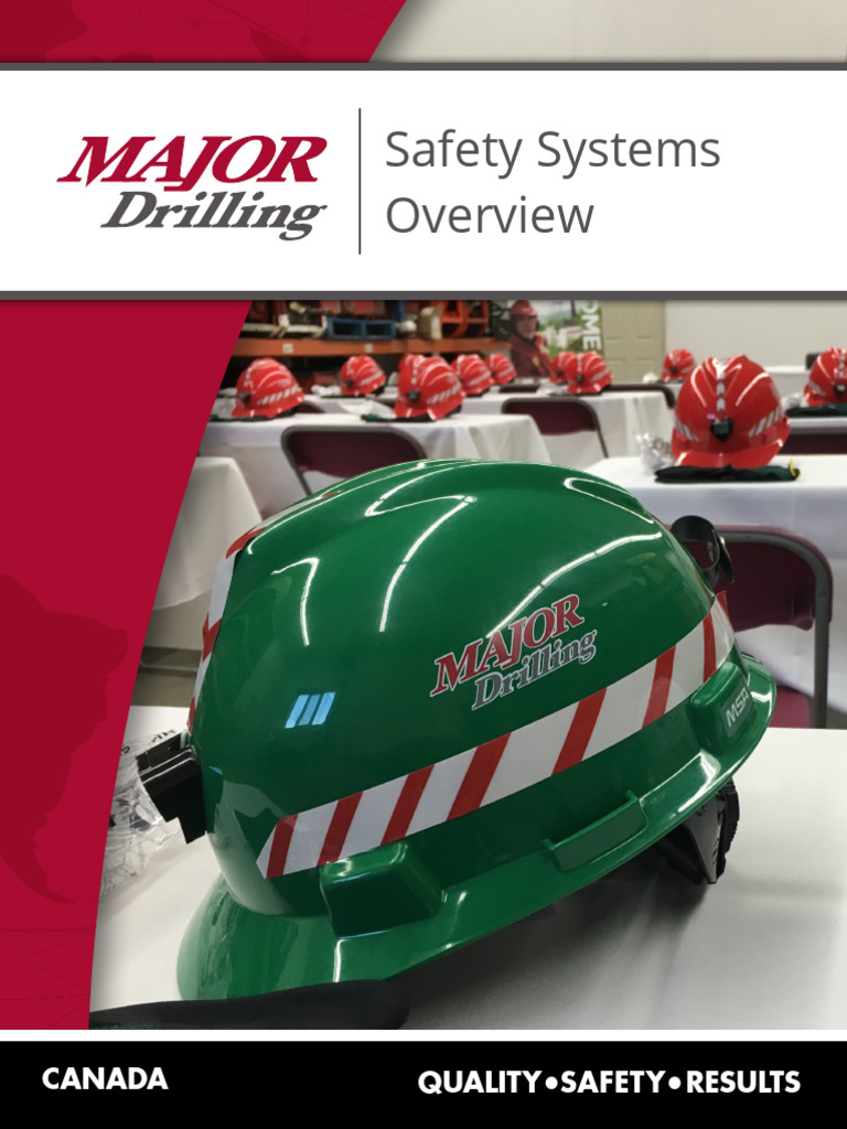 Major Drilling Safety Training Overview | PDF | Occupational Safety And ...