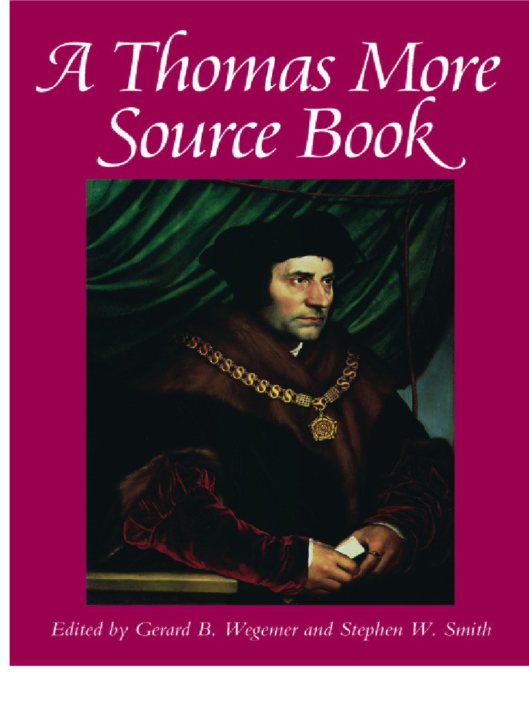A Thomas More Source Book | PDF | Books
