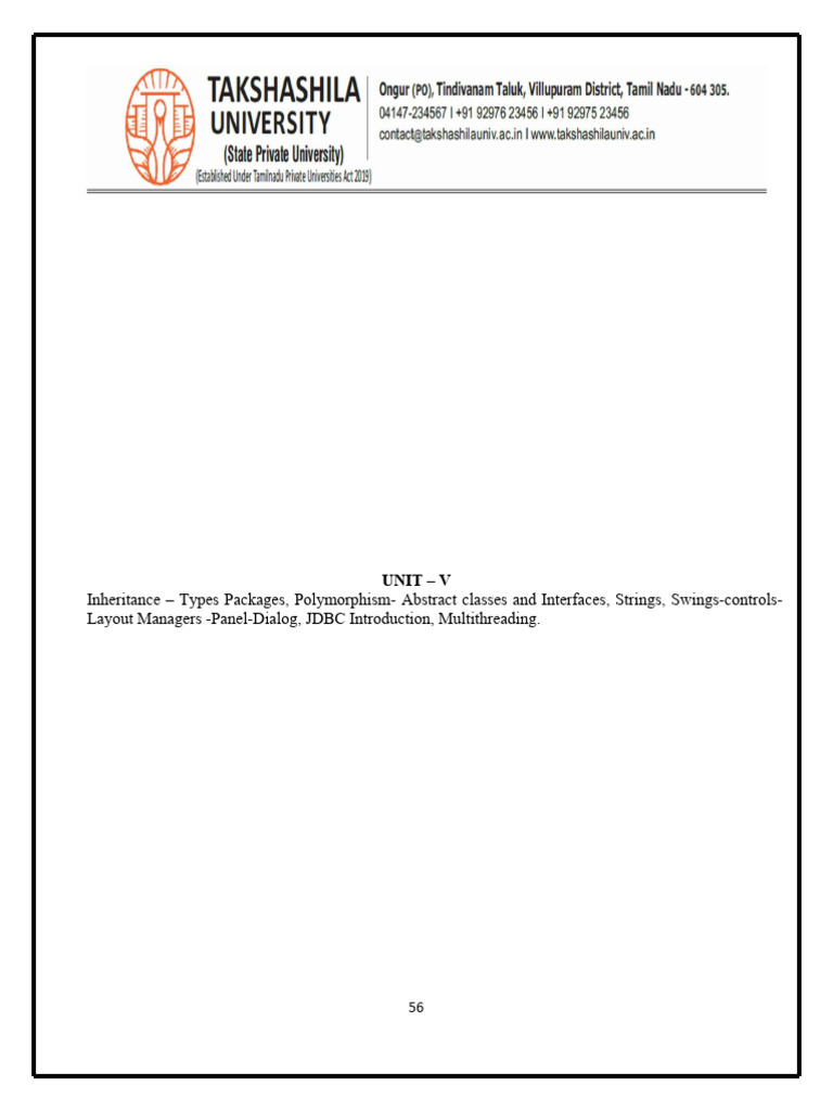 UNIT5 | PDF | Class (Computer Programming) | Method (Computer Programming)