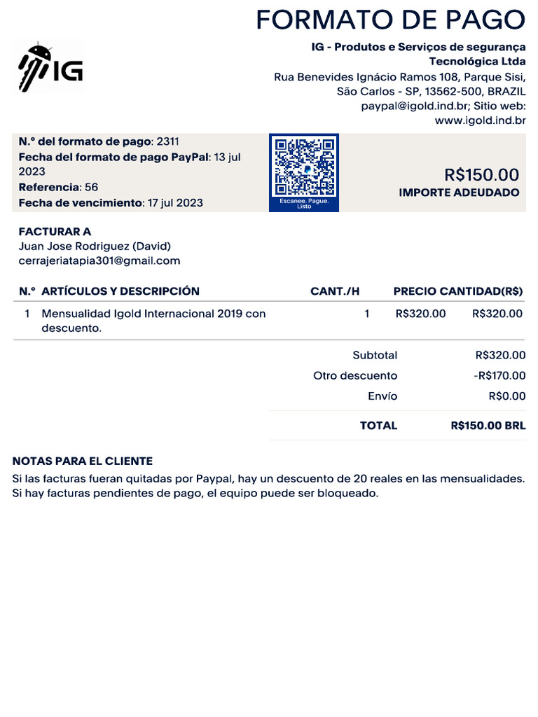 Invoice - 2311 | PDF