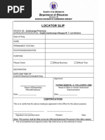 Locator Slip Form Template | PDF