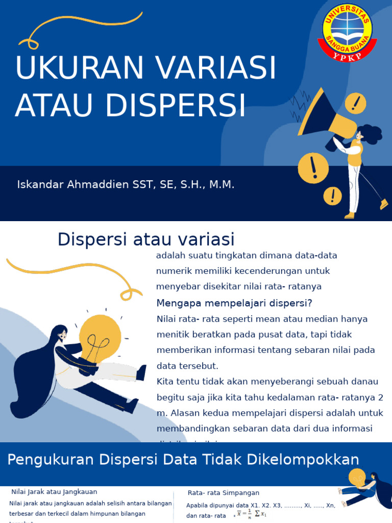 BAB 6 Ukuran Variasi Atau Dispersi (1) | PDF