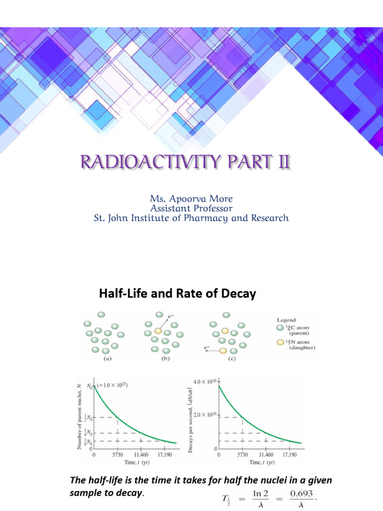 Radioactivity Part II | PDF