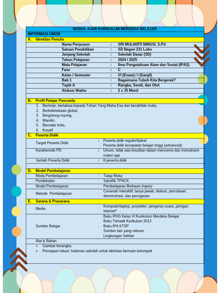 Modul Ajar Ipas Kumer | PDF