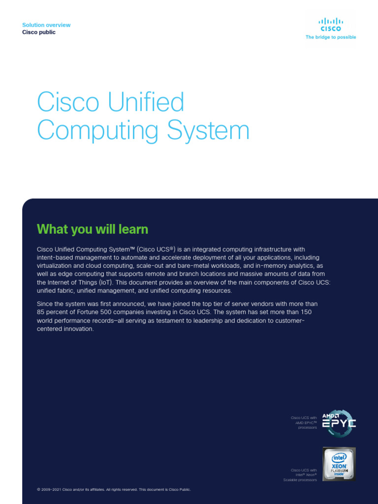 Solution Overview c22 744677 | PDF | Cloud Computing | Network Switch