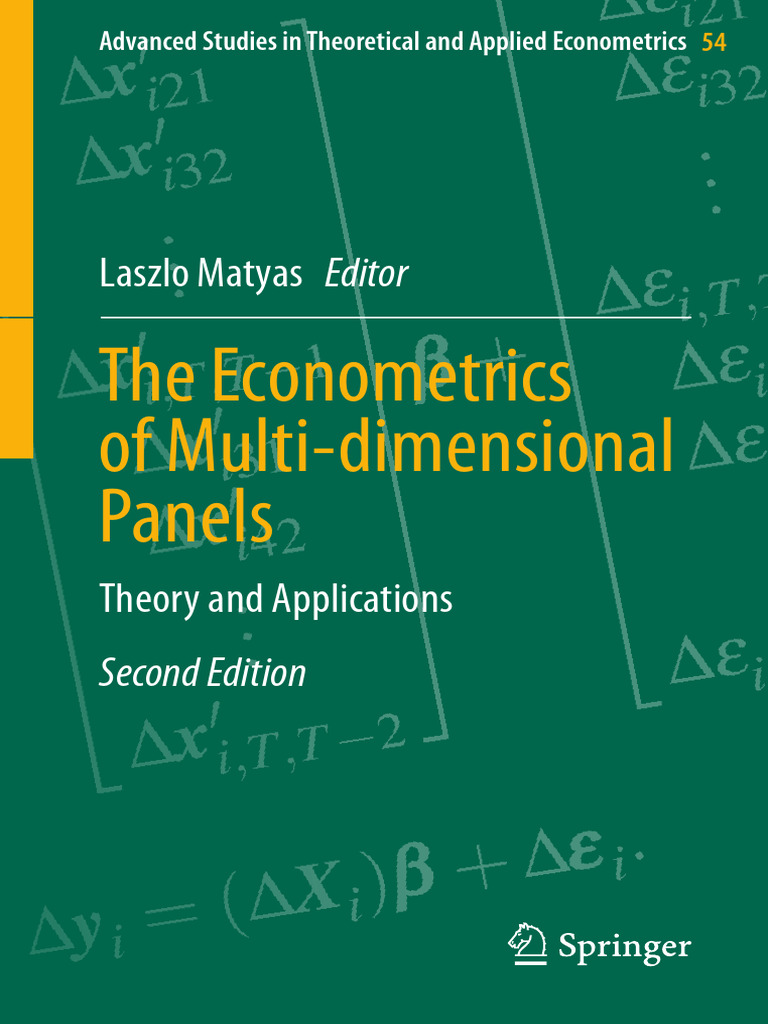 The Econometrics of Multi-Dimensional Panels: Laszlo Matyas | PDF | Estimation Theory ...