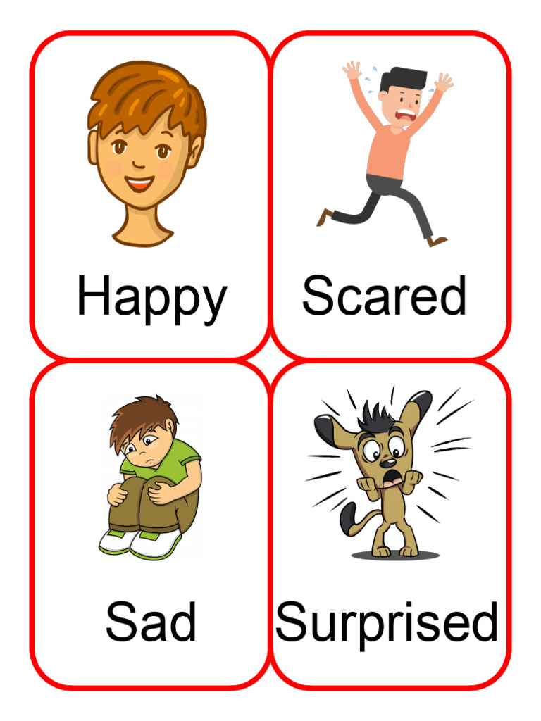 Printable Cards EMOTIONS | PDF