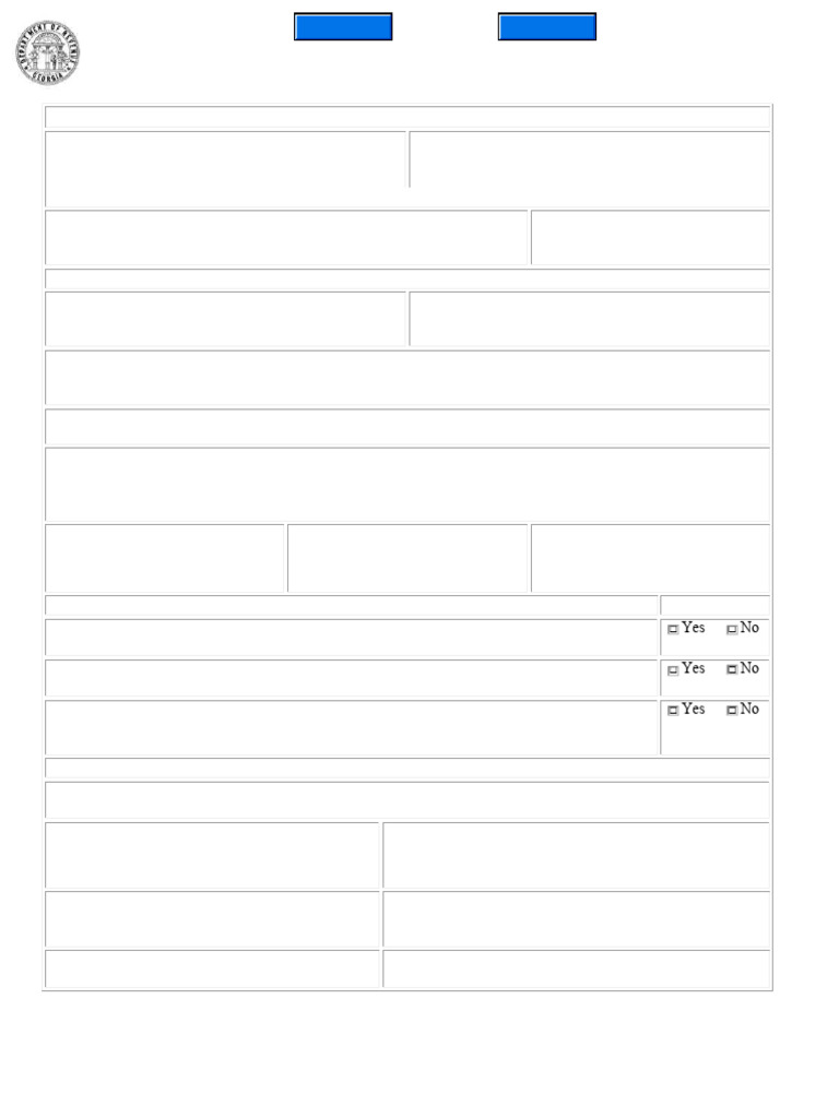 Georgia Title Bond Application Form MV-46A | PDF | Affidavit | Notary ...