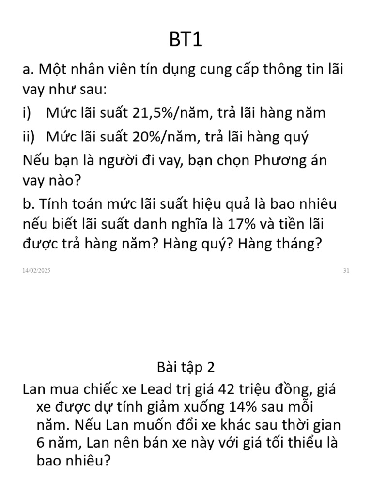 Bai Tap Ham So Mu | PDF
