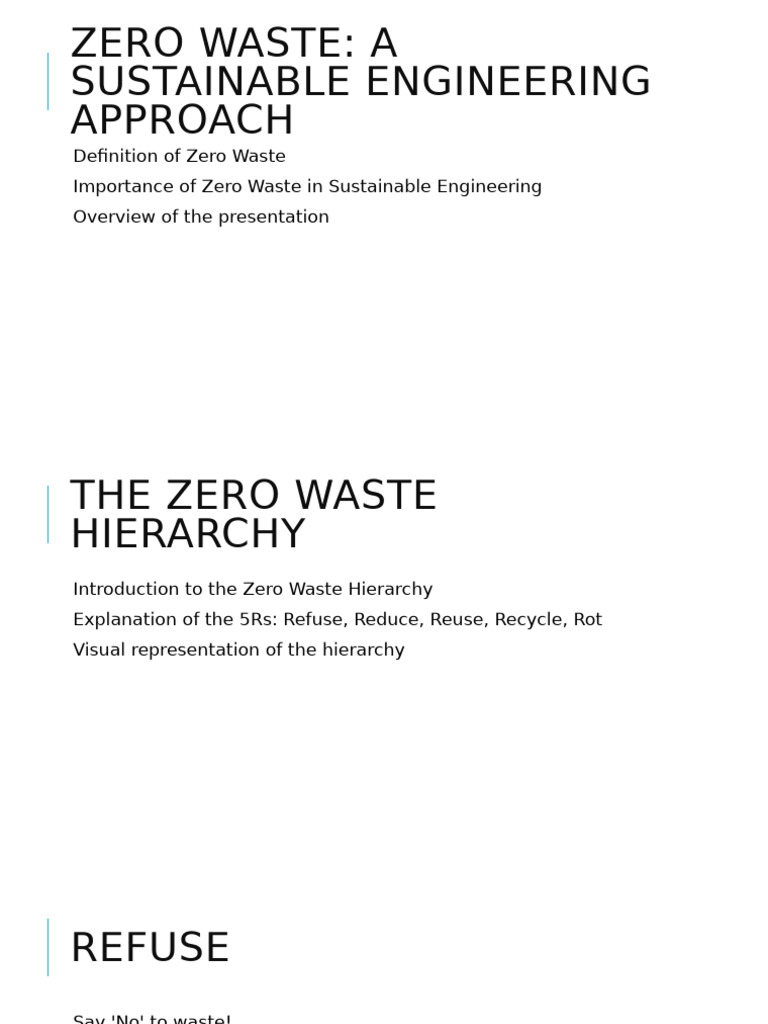 Zero Waste | PDF