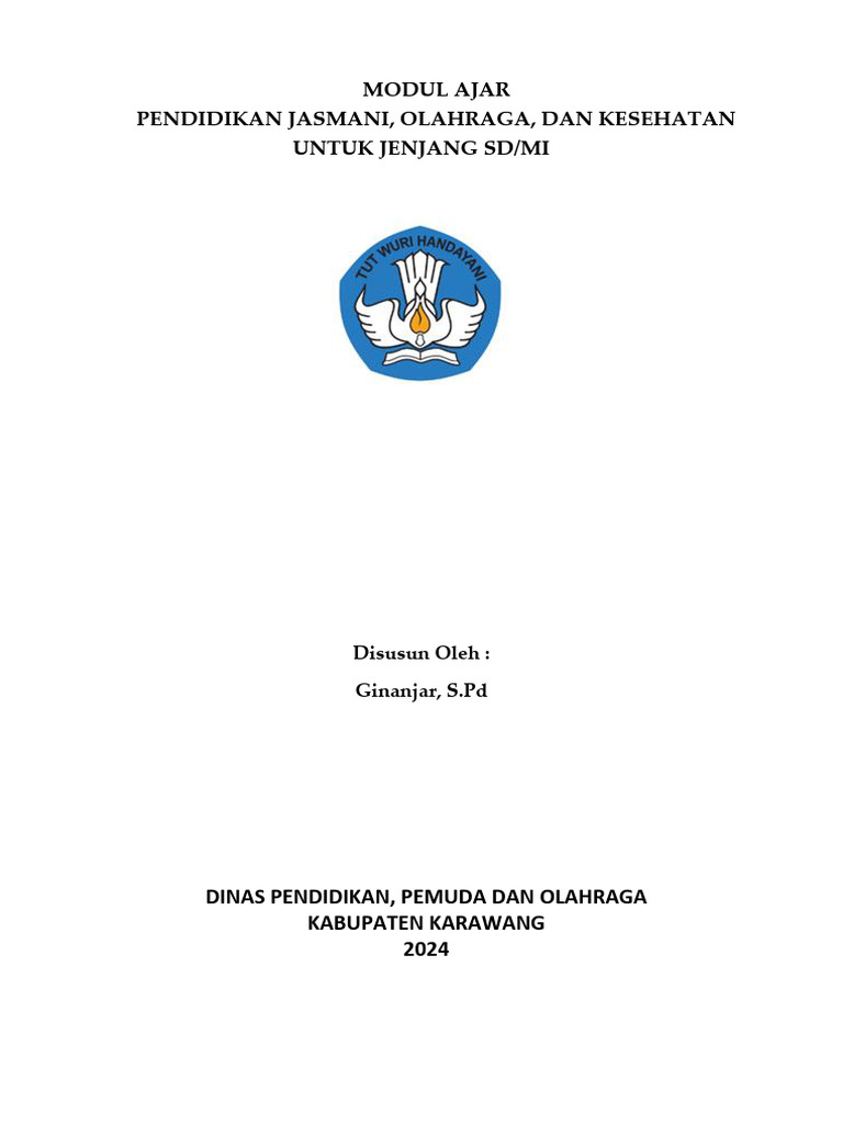 Ginanjar Modul LOKOMOTOR - SDN Mekarjati Kelas 1 Ok | PDF