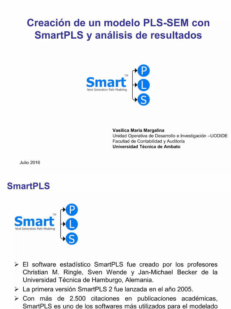 Creación de Un Modelo PLS | PDF