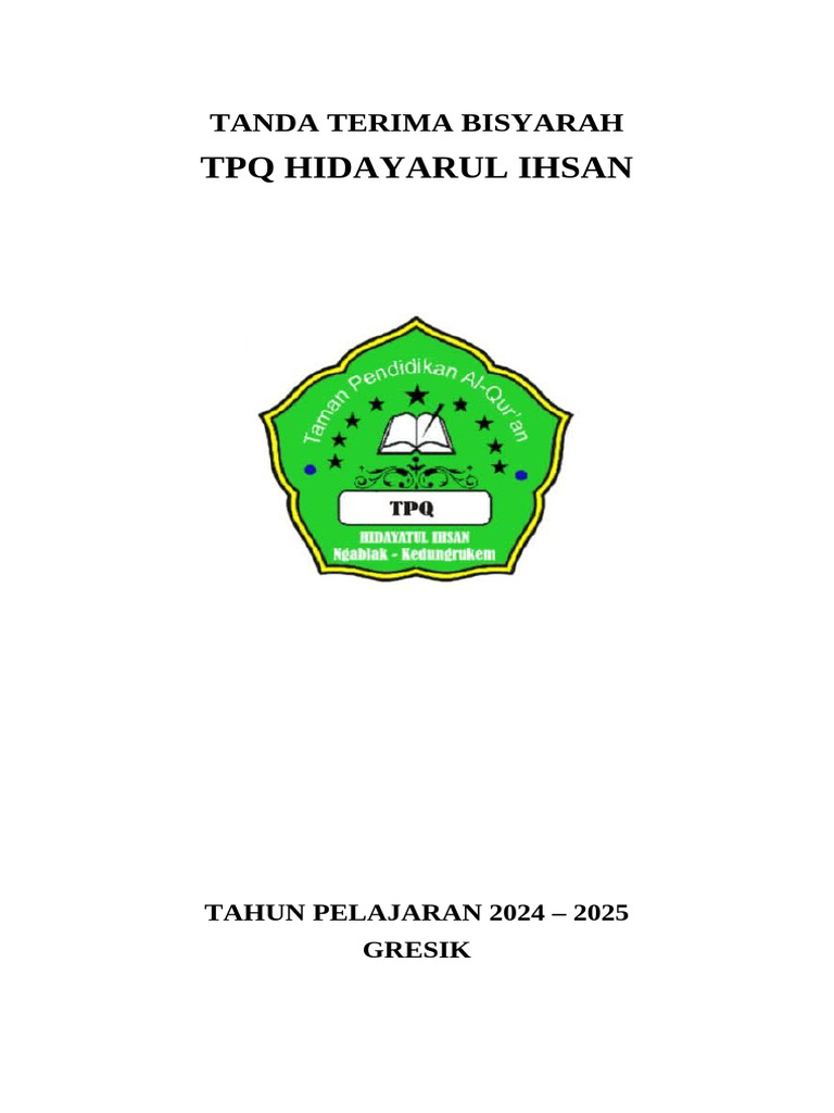 Tanda Terima Bisyarah | PDF