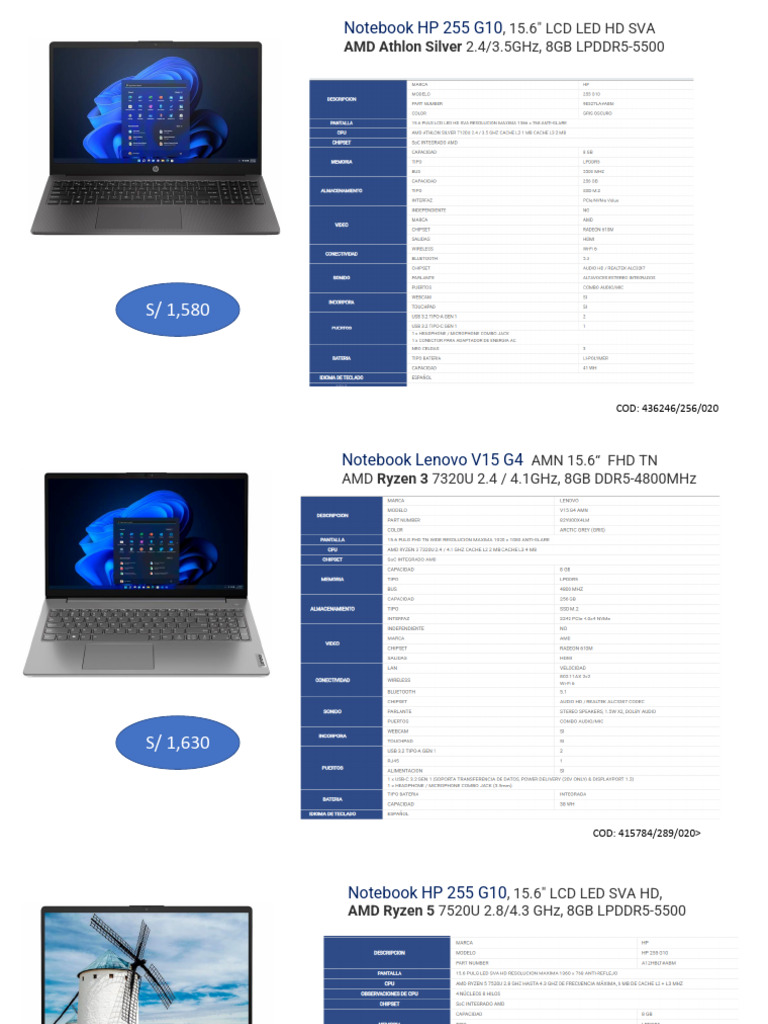 Catalogo Laptop 2025-Ene | PDF