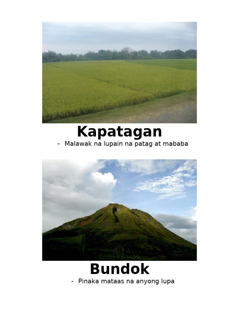 ANYONG LUPA Short Meaning with Pics | PDF