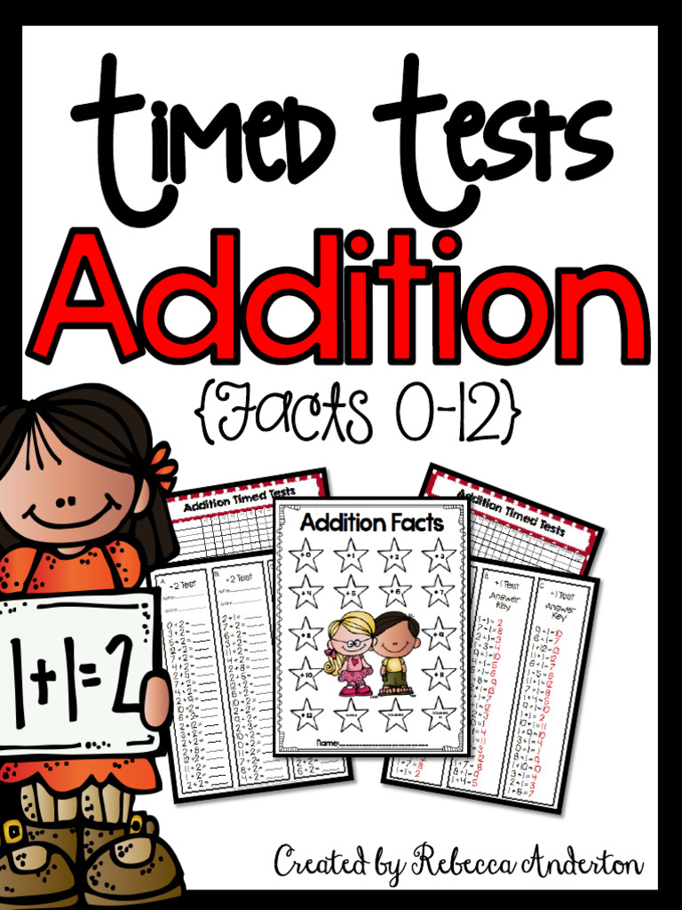 Addition Timed Tests Print Ngo | PDF | Cognitive Science | Learning