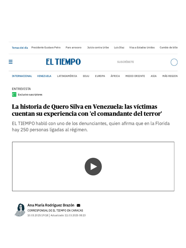 La Historia de Quero Silva en Venezuela - Las Víctimas Cuentan Su ...