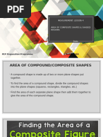 Compound Shapes Area Exercises | PDF