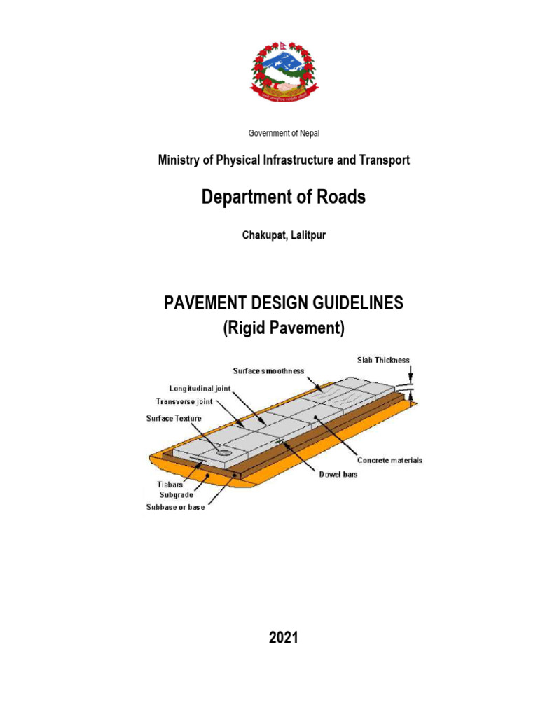 RIgid Pavement Guideline 2021 | PDF | Strength Of Materials | Concrete