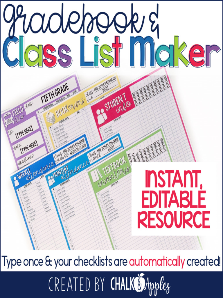 Class List Maker: Created by | PDF | Computing