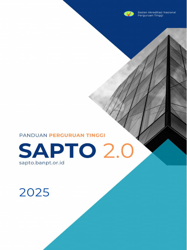 Panduan SAPTO 2.0 - Akreditasi Pertama | PDF