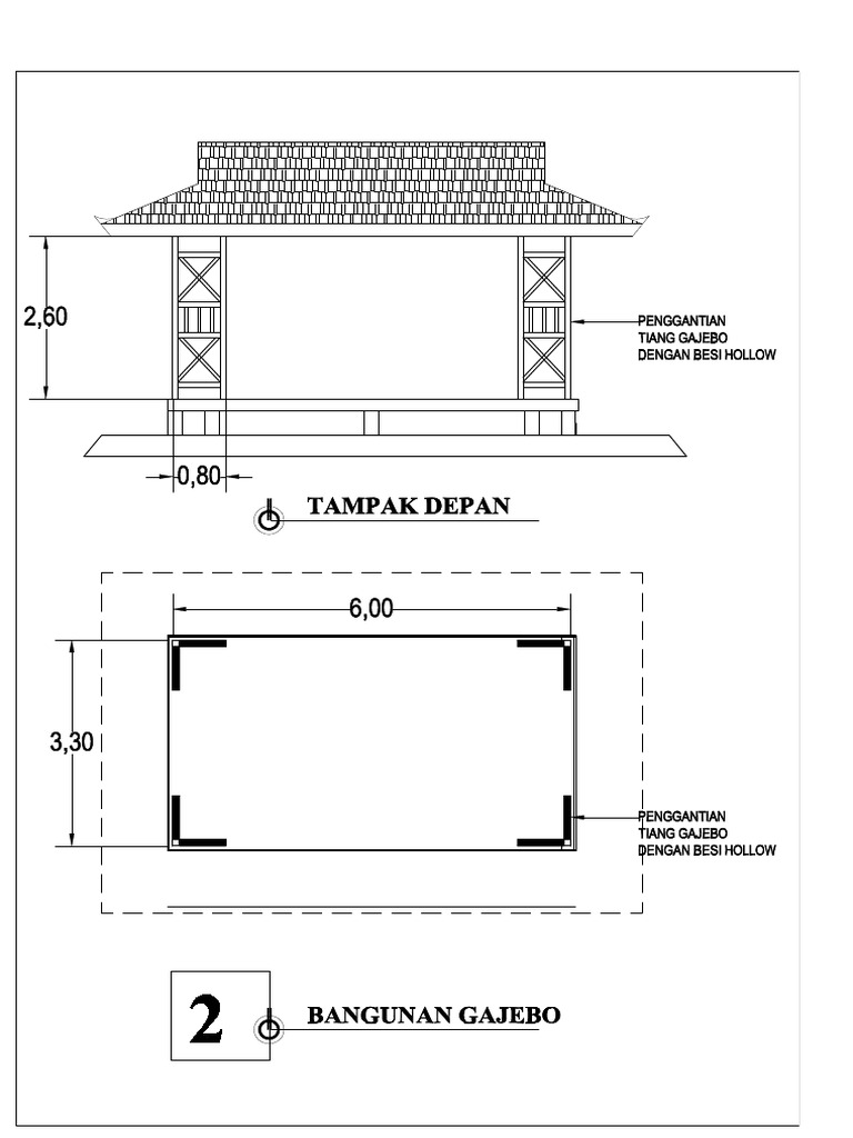 2 Bangunan Gajebo | PDF