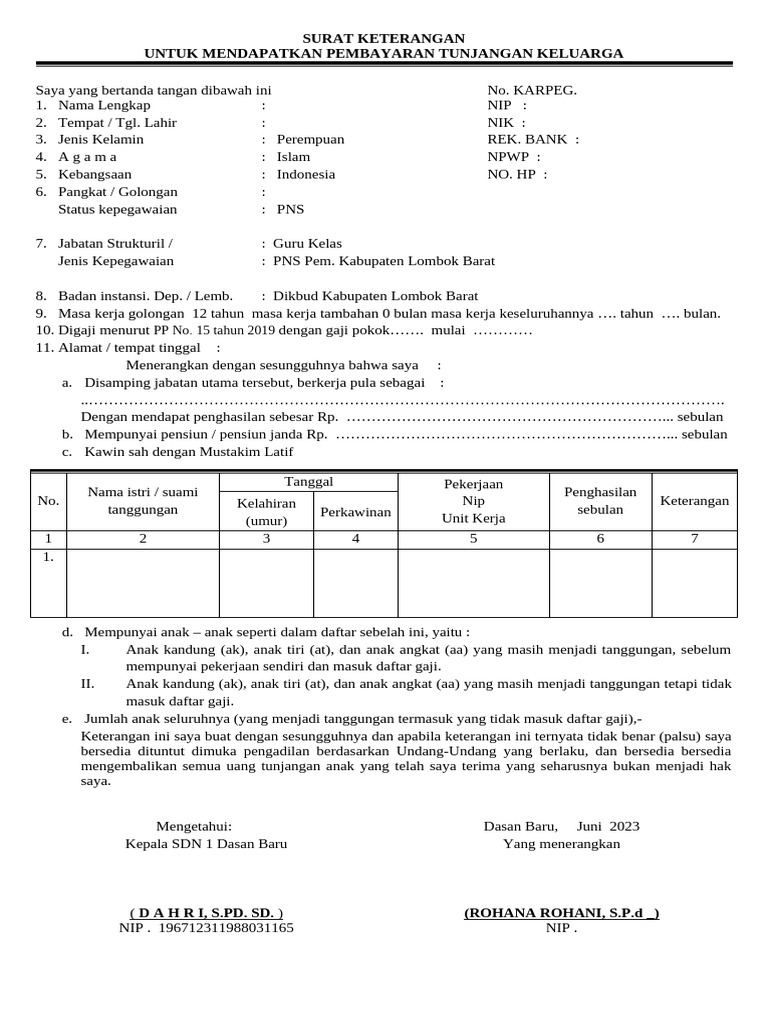 Model DK Kosong | PDF