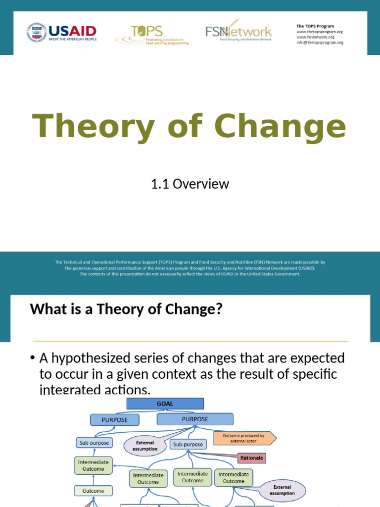 Understanding Theory of Change Process | PDF | Cognition