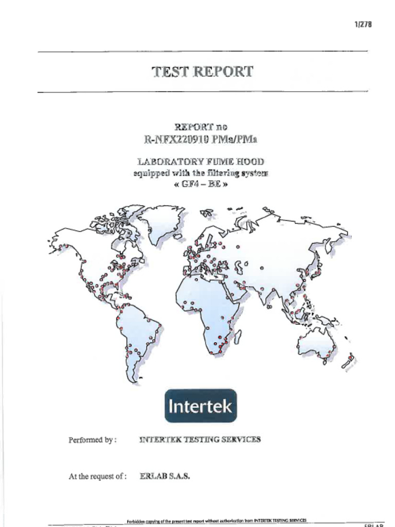 NFX 15-211 Acid Test Report Intertek-Brief | PDF