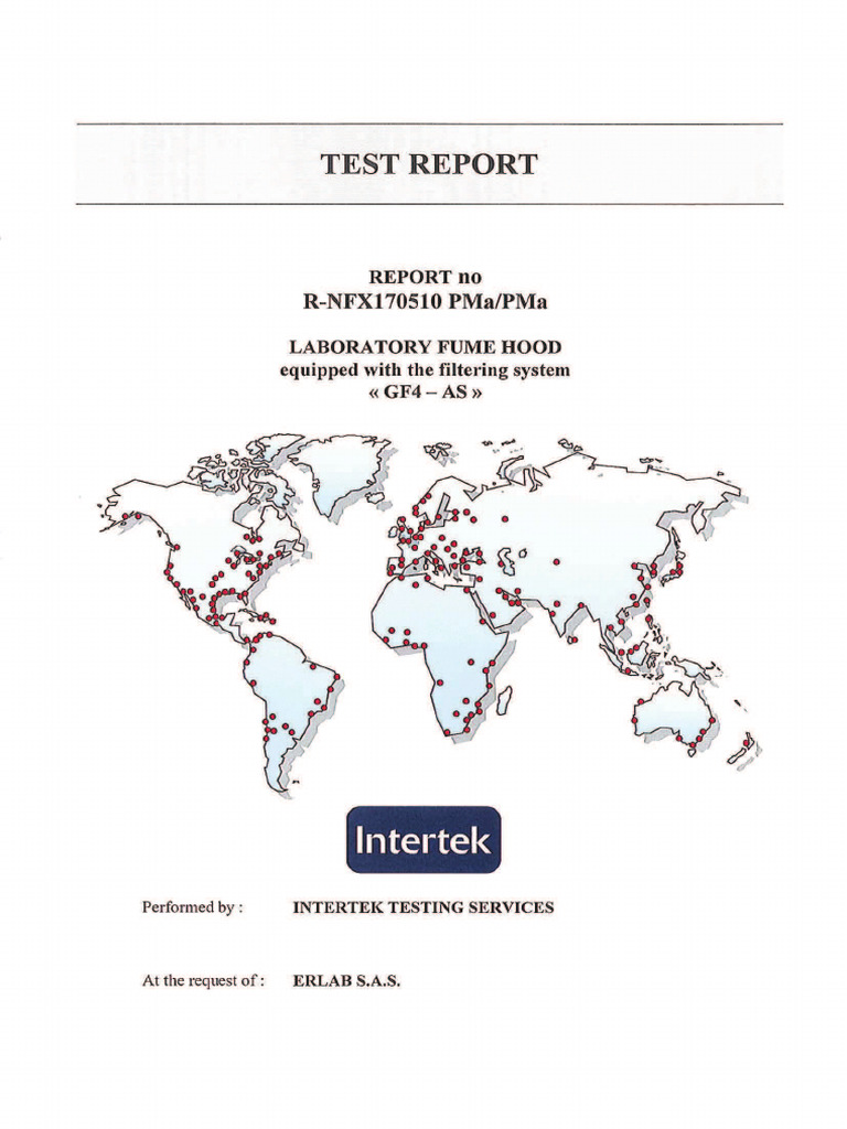 NFX 15-211 Solvent test report Intertek | PDF