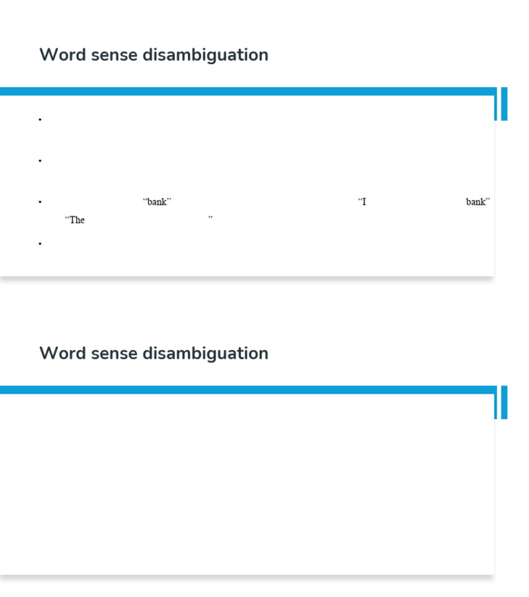 Understanding Word Sense Disambiguation | PDF