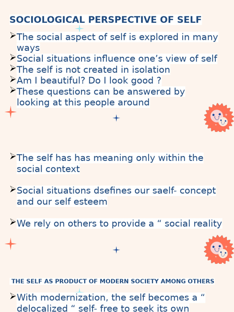Sociological Perspective of Self | PDF | Self | Behavioural Sciences