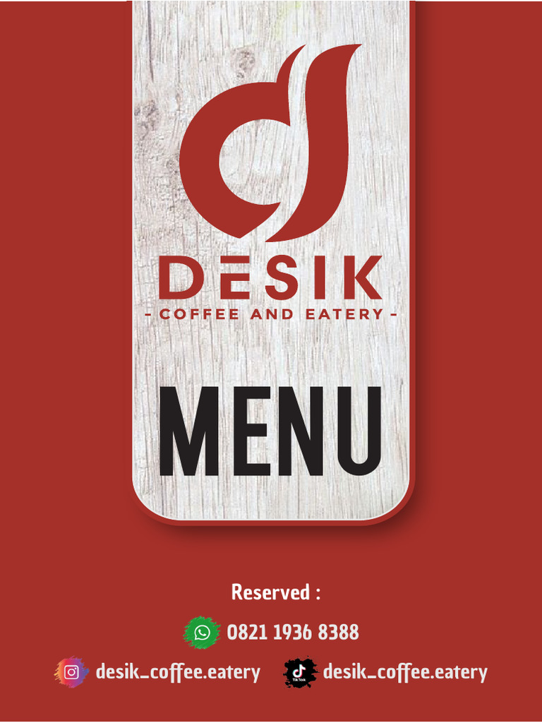 Menu Desik 2024 | PDF
