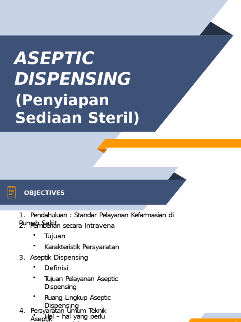 Aseptic Dispensing | PDF