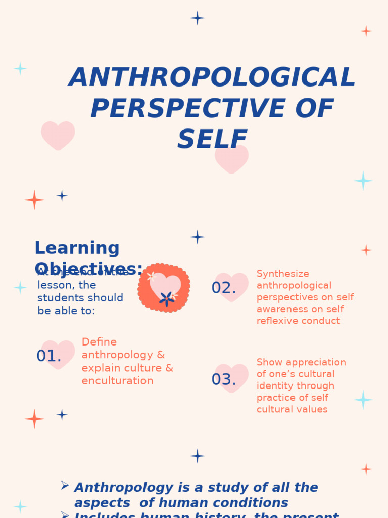 Anthropological Perspective of Self | PDF