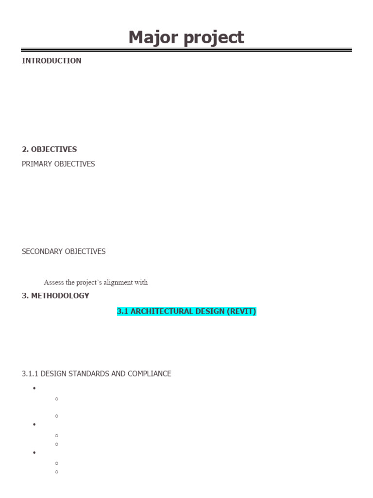 Major. Project | PDF | Internet Of Things | Building Information Modeling