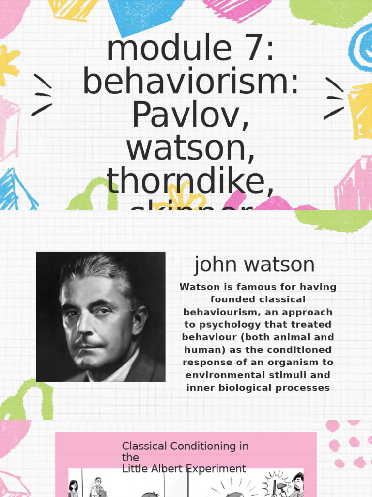 Theory On Behaviorism | PDF | Classical Conditioning | Reinforcement