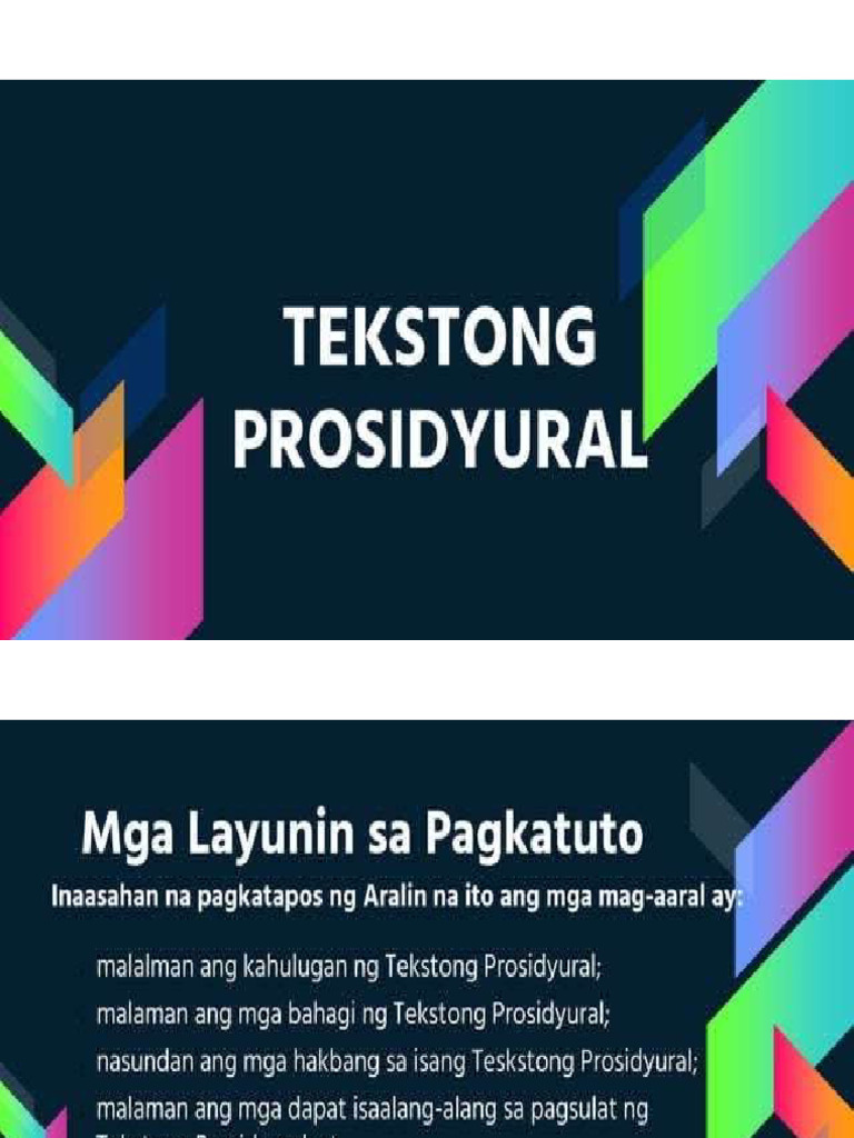 Tekstong Prosidyural | PDF