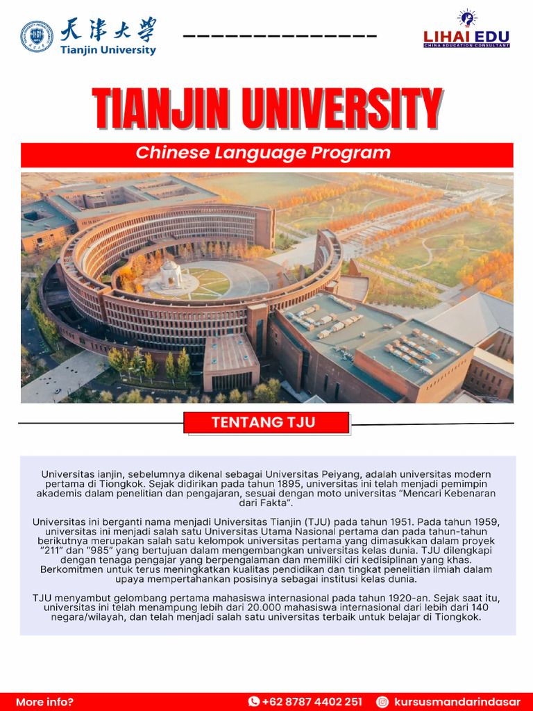 TJU Chinese Language Program | PDF