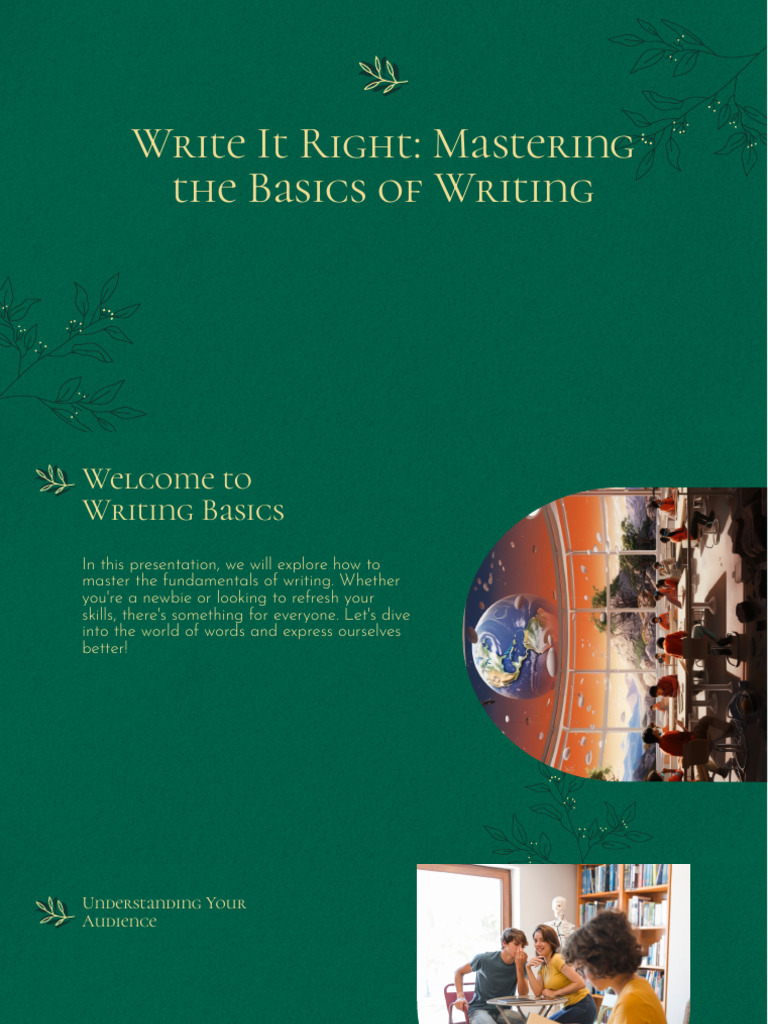 Master Writing Basics for Success | PDF | Learning | Cognition