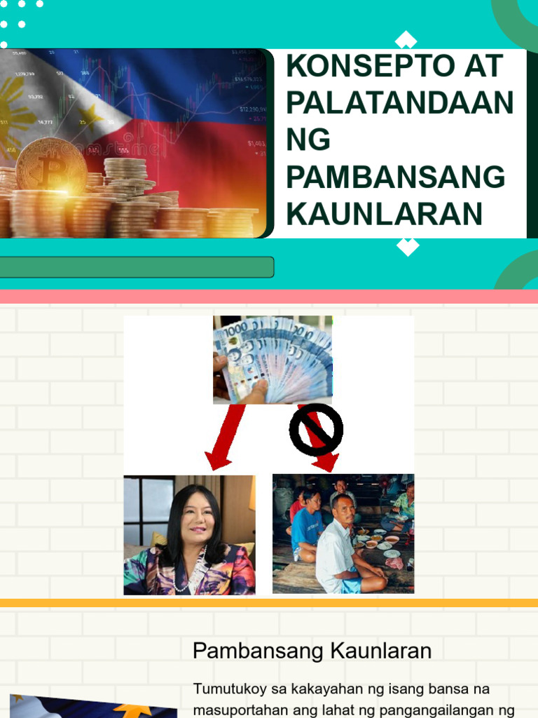 Alin 1 Konsepto at Palatandaan Ng Pambansang Kaunlaran | PDF