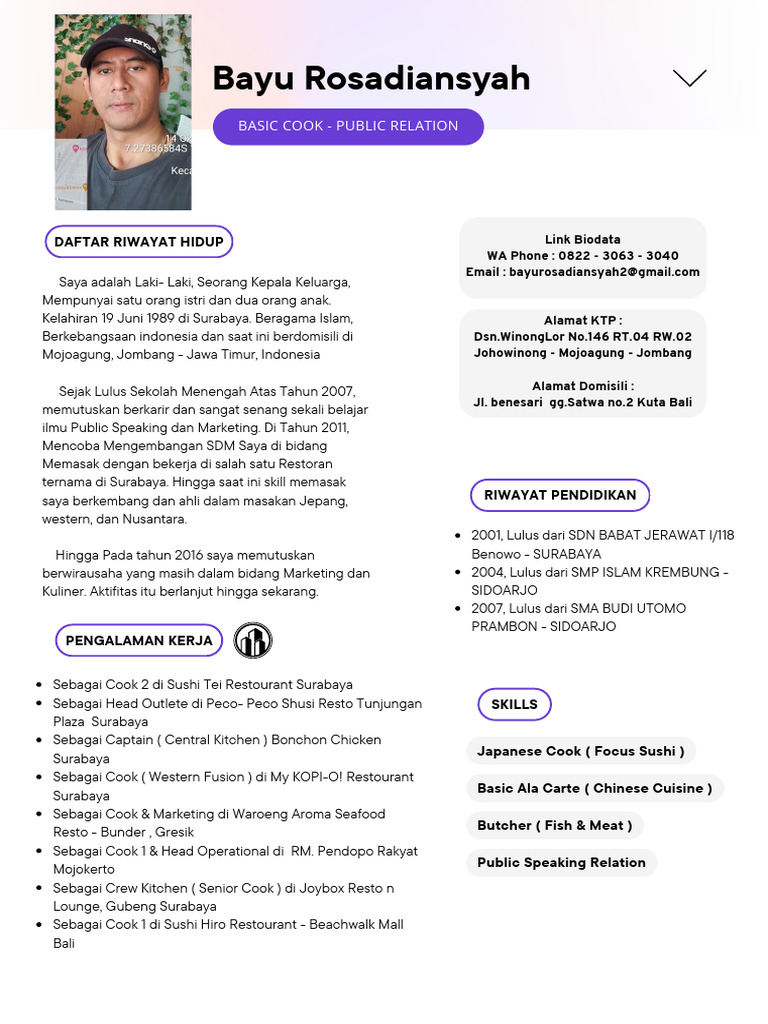 JOBSTREETEXPRESS_BayuRosadiansyah_Resume_20250204 | PDF