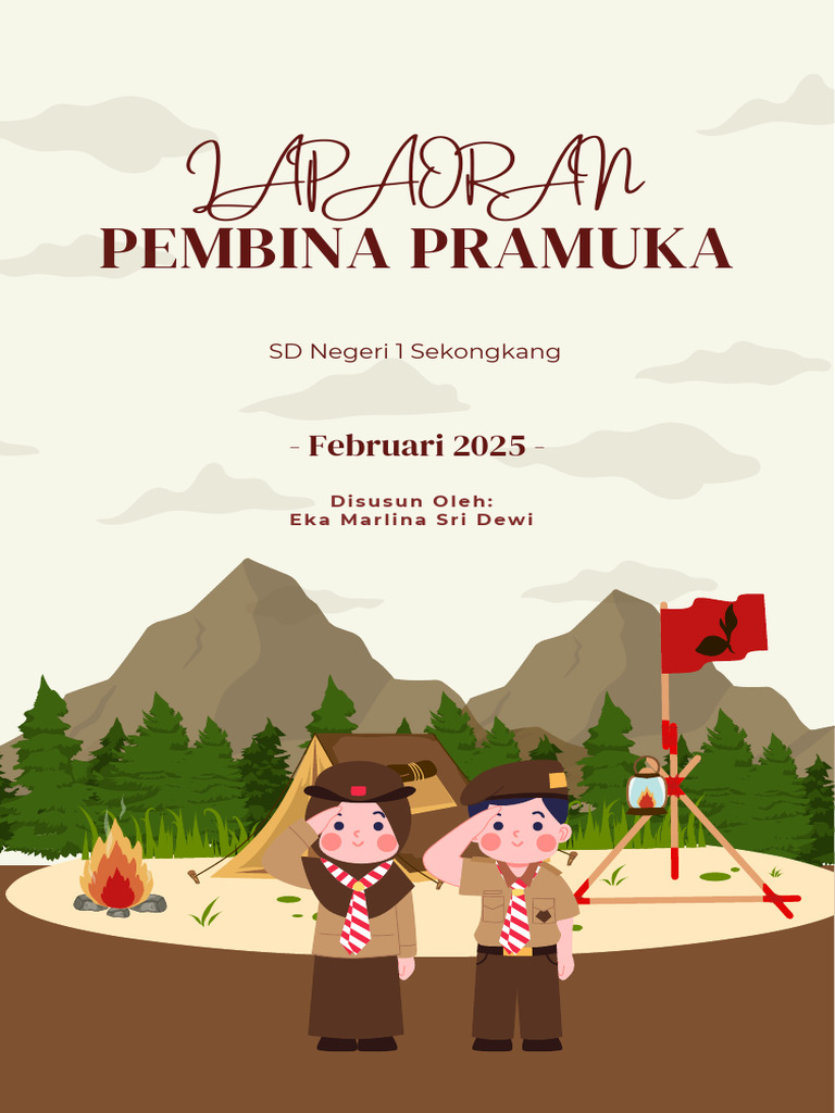 Laporan Program Kerja Pramuka SD 1 Sekongkang | PDF