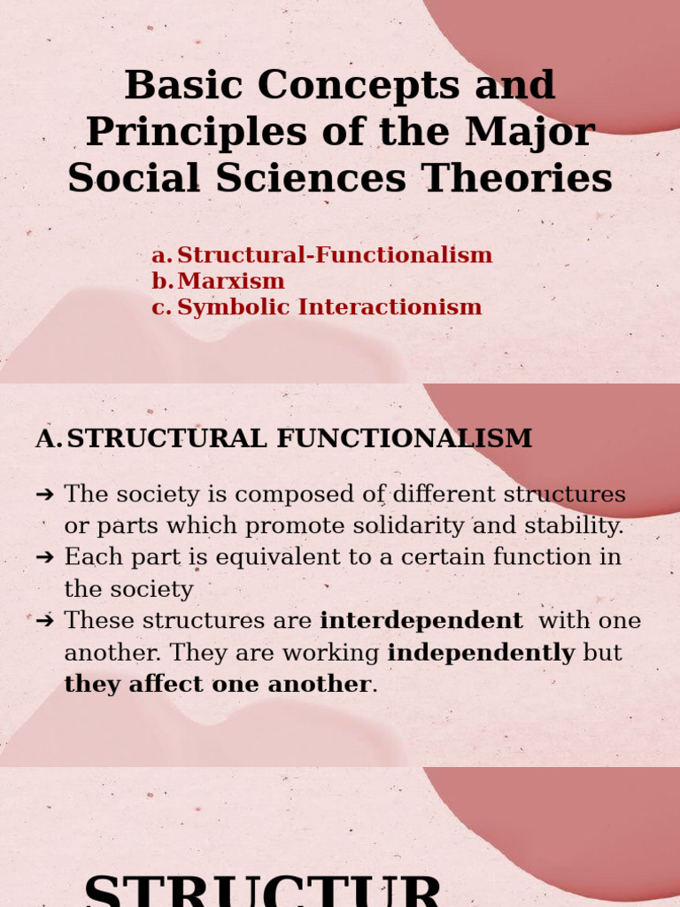 Structural Functionalism | PDF | Society | Karl Marx