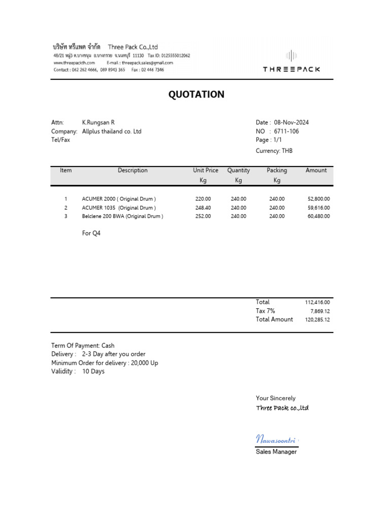 Acumer 240 KG | PDF