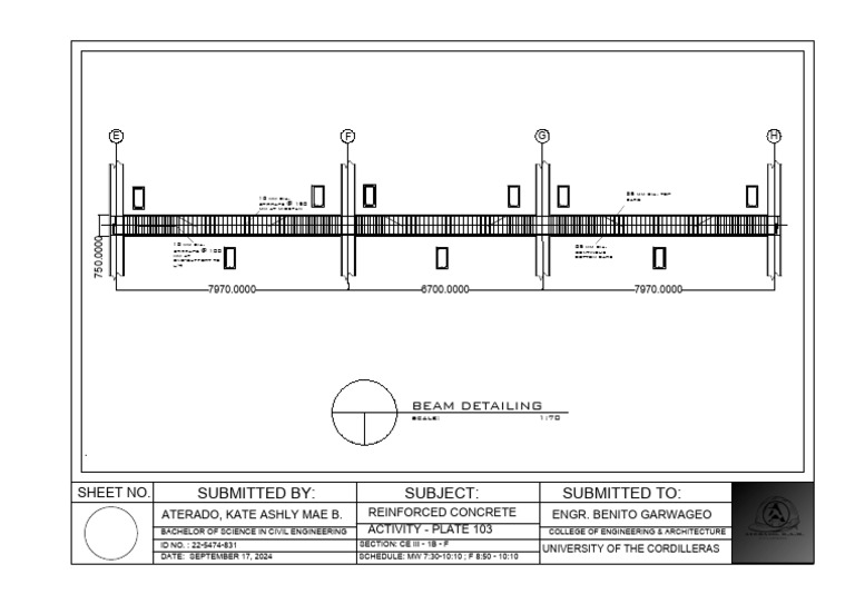 Beam Reinforcement Detail Drawings | PDF