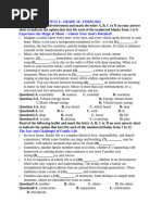 Printable 40-Question Answer Sheet | PDF | Games & Activities