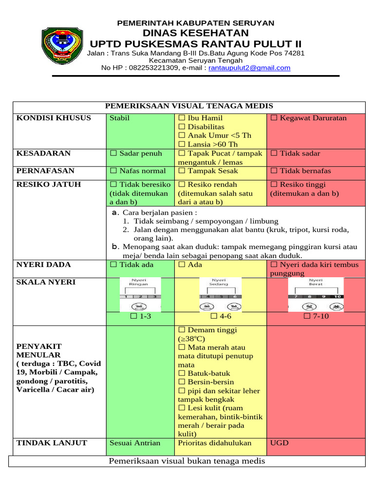 Screening Visual Form | PDF